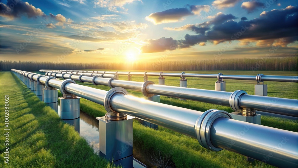 Concept of hydrogen pipeline for clean energy transition , hydrogen ...