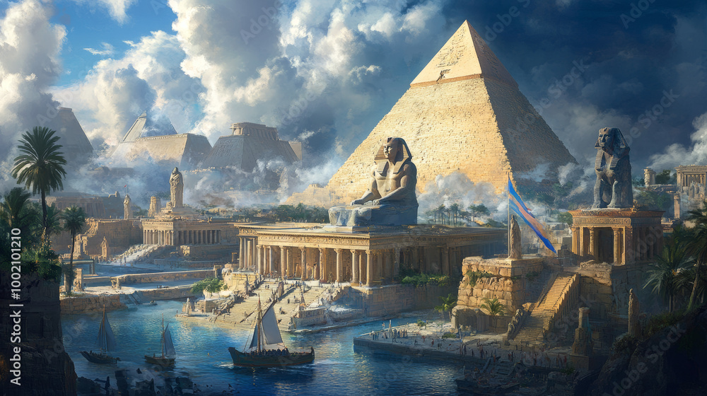 The Seven Wonders of Ancient World were:Great Pyramid of Giza,Hanging ...