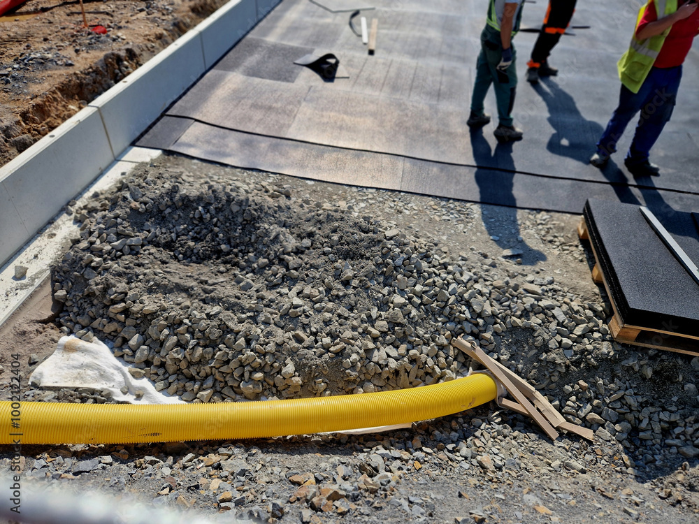 The anti-vibration mat is a soft board with high vibration damping ...