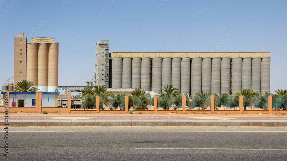 Architecture in construction, exterior facade of Saudi Arabia's General ...