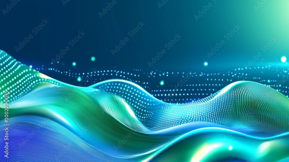 An abstract poster background for a web page based on digital ...