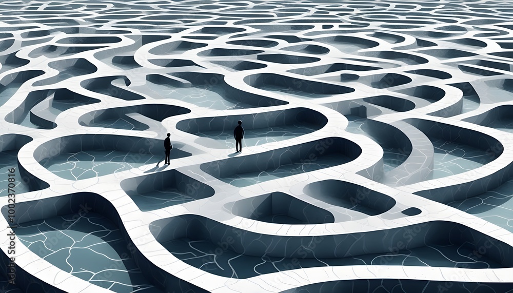 Navigating Decision-Making Through Branching Diagrams and Pathways of Choices and Outcomes Stock ...