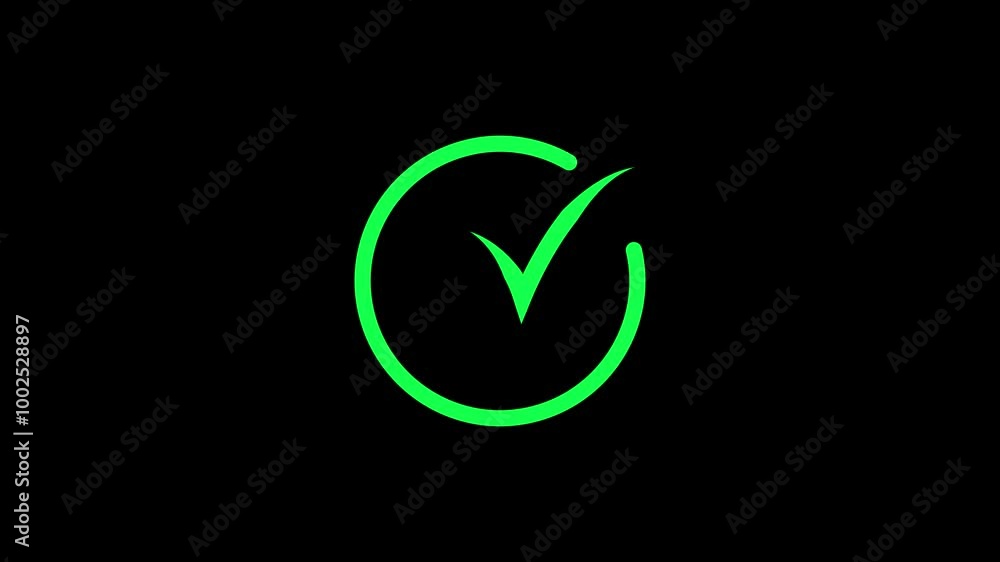 Check mark icon animation , right mark icon .Check mark icon animation ...