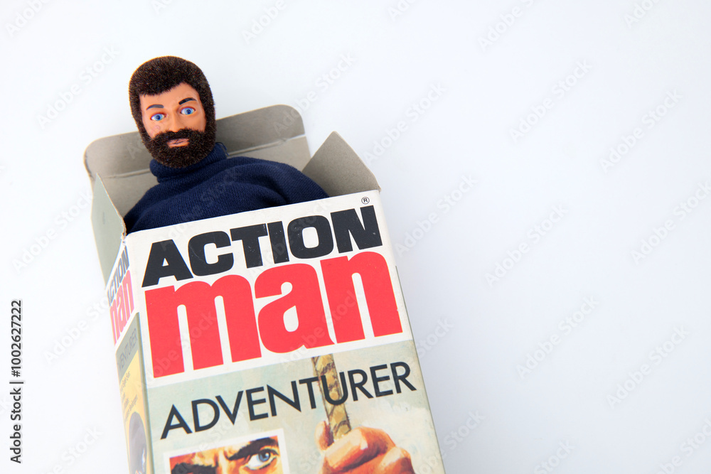 A vintage Action Man Adventurer toy from the 1970s with Eagle Eyes by ...