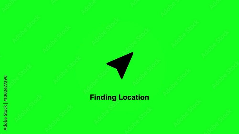 Round Geo Map Direction Location Pin animated. Location pin animated ...