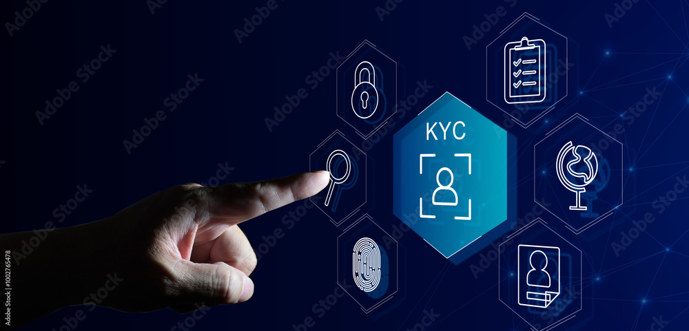 Interactive KYC compliance interface with the user. Business ...