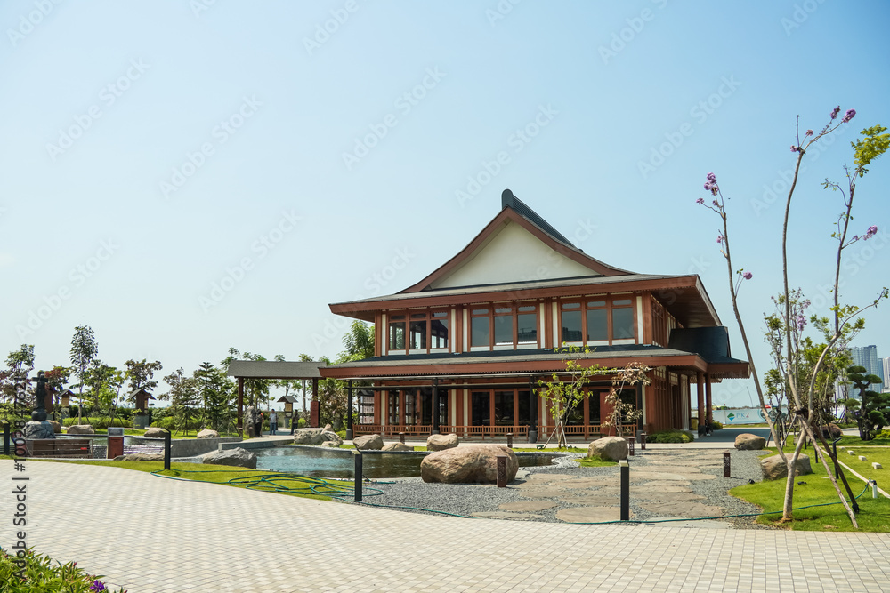 Jakarta, Indonesia - September 2024: Taman Doa Our Lady of Akita at ...