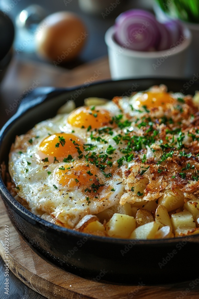 Bacalhau à Brás: Shredded cod mixed with eggs, potatoes, and onions ...