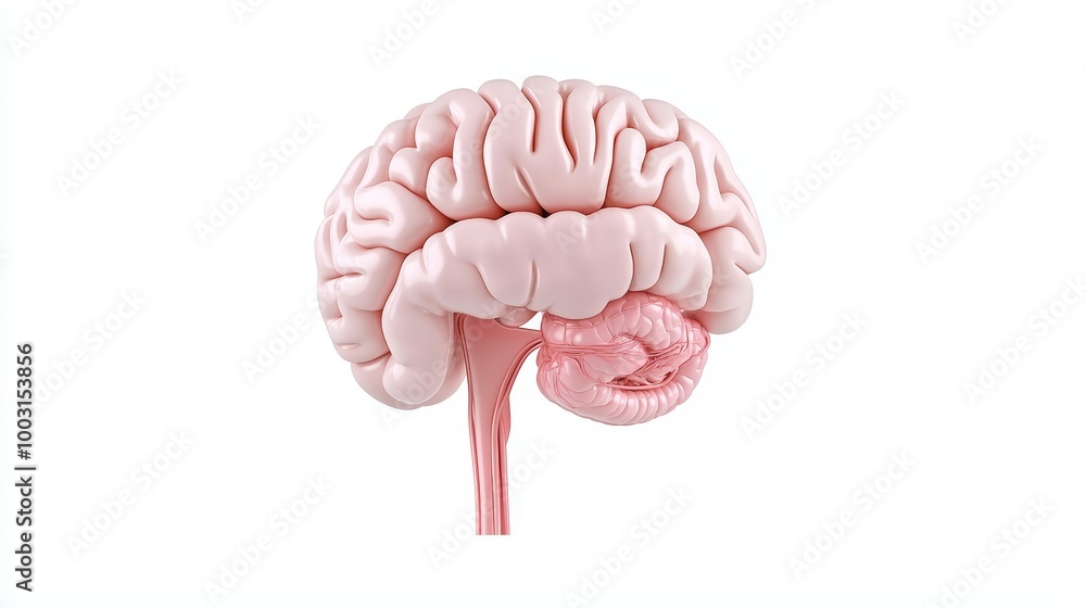 Photo & Art Print A 3D model of the human stomach showing the role of ...