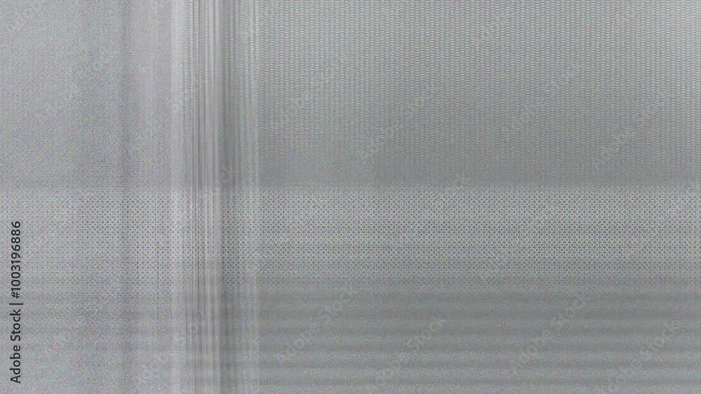 Glitch noise overlay with VHS tape static, CRT TV flicker, and damaged ...