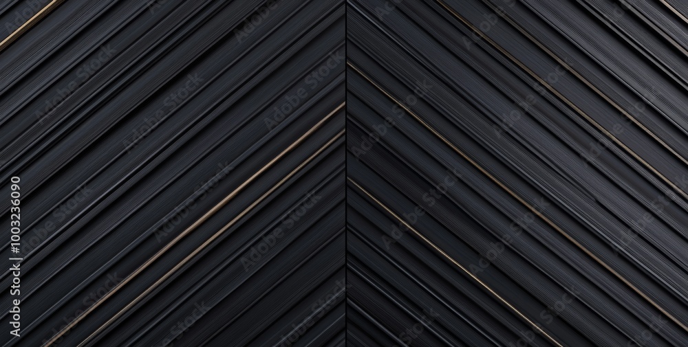 Wallpaper with a dark geometric pattern on a black background. Ai ...