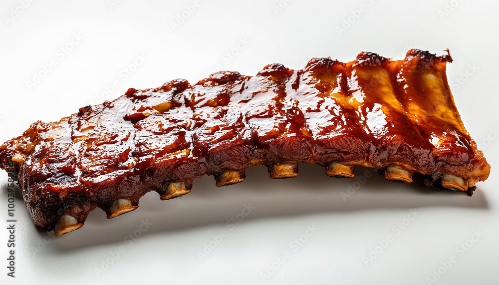 St. Louis southern USA American style barbecue barbeque bbq ribs with ...