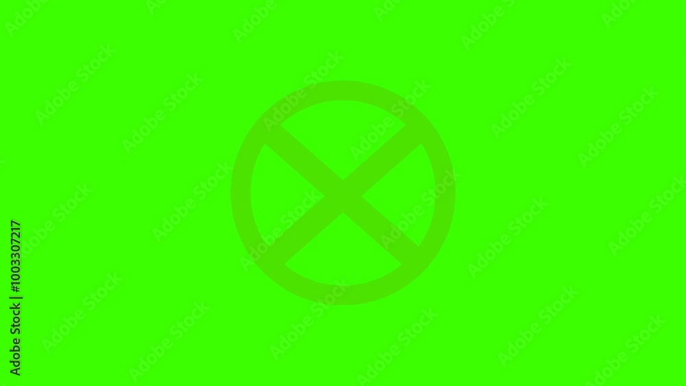 Prohibition symbol, red cross line and circle. Blank prohibition sign ...