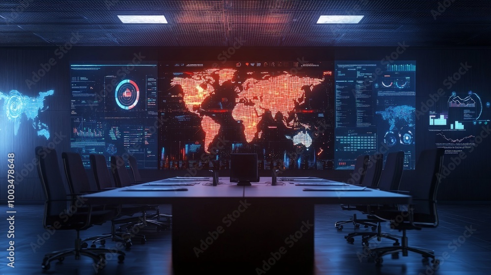 Corporate Boardroom Growth Strategies Presentation, animated digital ...