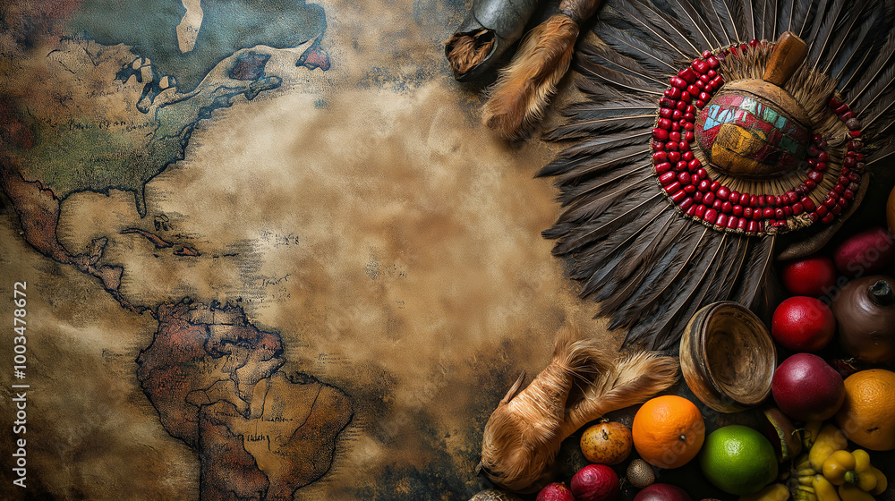 Columbus and the Indigenous Peoples, exploring cultural exchange, with ...