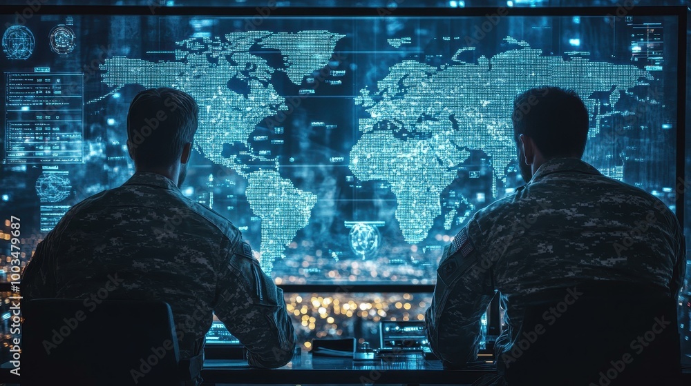 Hightech military experts utilize holographic AR tables, transforming ...