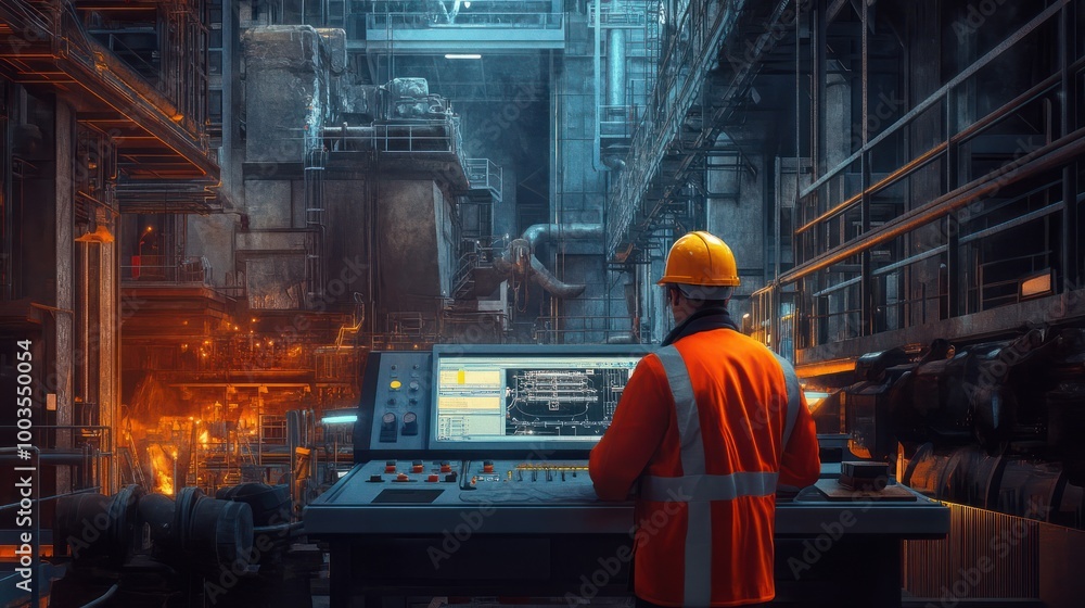 Engineer conducting root cause analysis on equipment failures ...