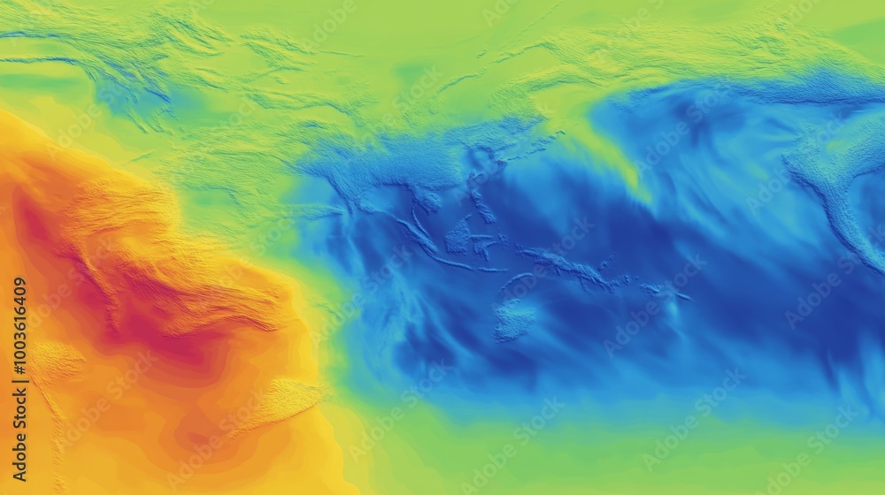 Generic thermal infrared heat allocation map 278, showcasing computer ...
