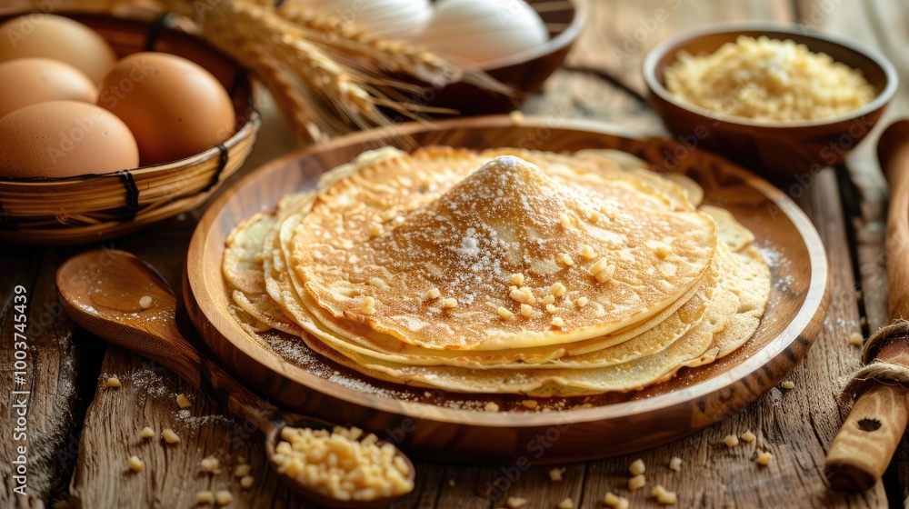 Crepioca a Brazilian cassava pancake tapioca Healthy food made from ...