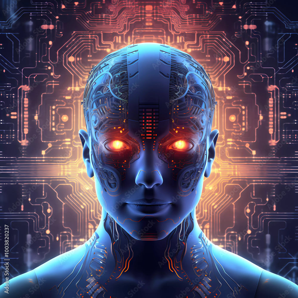 The concept of cyber security, hacking and espionage, technological ...
