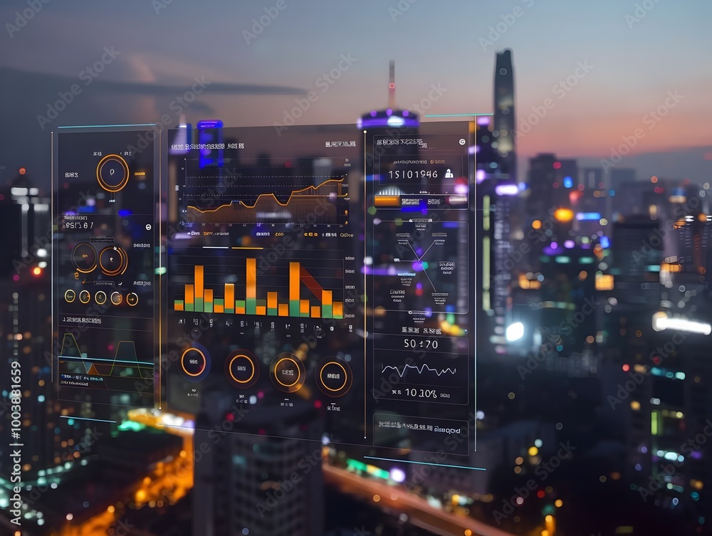 Citywide Energy Management Dashboard in Smart City Showcasing Real time ...