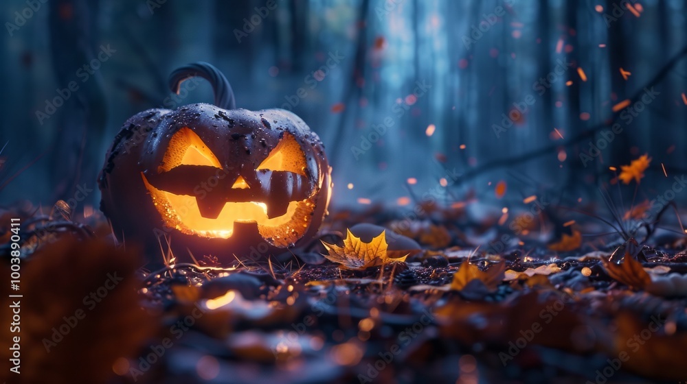 Creepy halloween spooktober horror wallpaper in 4k resolution featuring ...