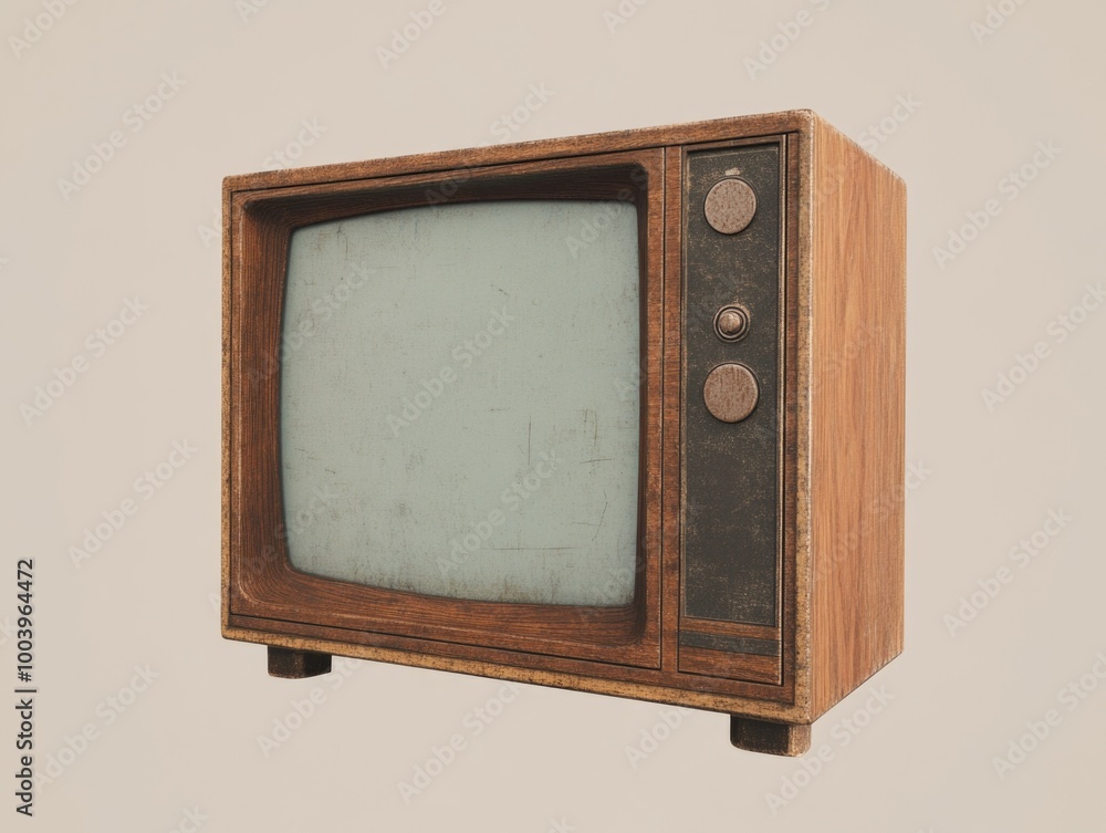 Foto de This is a vintage analog television, showcasing the classic ...