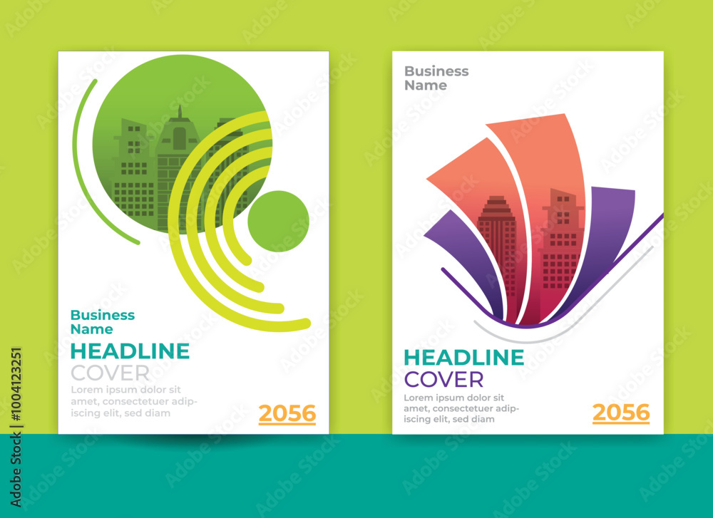 Business promotion cover, company brochure, flayer, pamphlet, annual ...