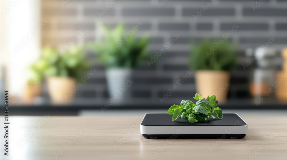 Digital scale analyzing portion sizes with precise nutritional ...