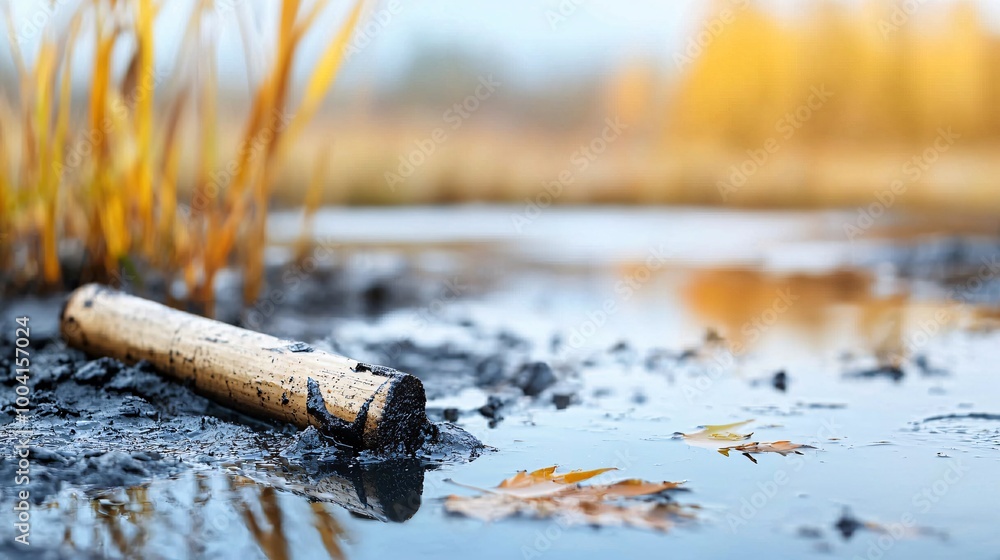 Chemical Acid Spill Impact - Destruction of Vegetation and Soil ...