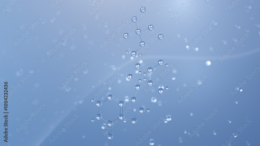 disodium inosinate molecular structure, 3d model molecule, e631 ...