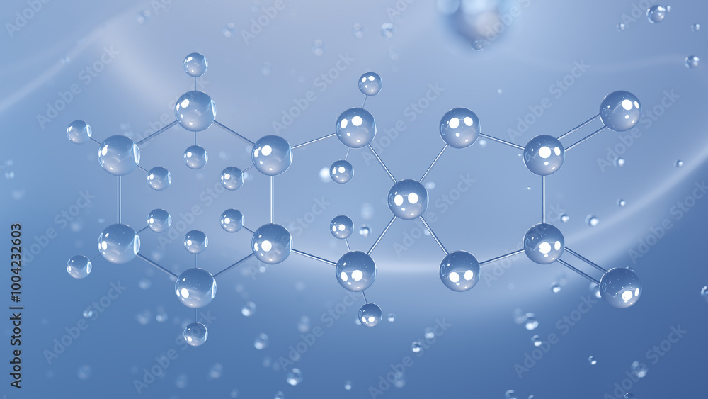 oxaliplatin molecular structure, 3d model molecule, antineoplastic ...