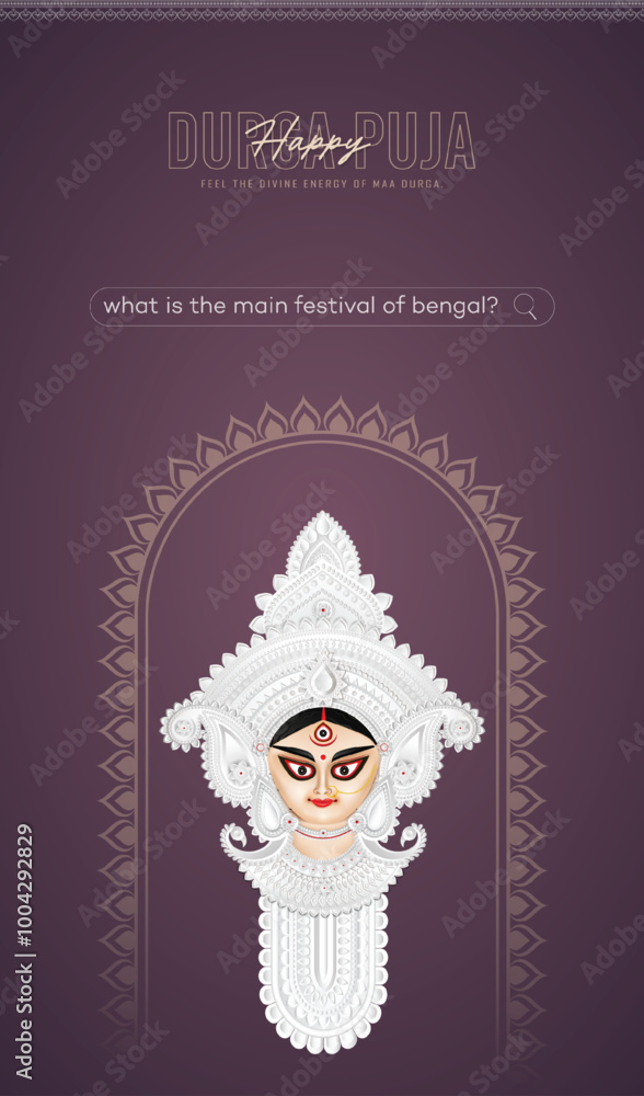 Durga Puja, Happy Durga Puja, Subha Saradiya, Durga Puja Banner, Maa ...