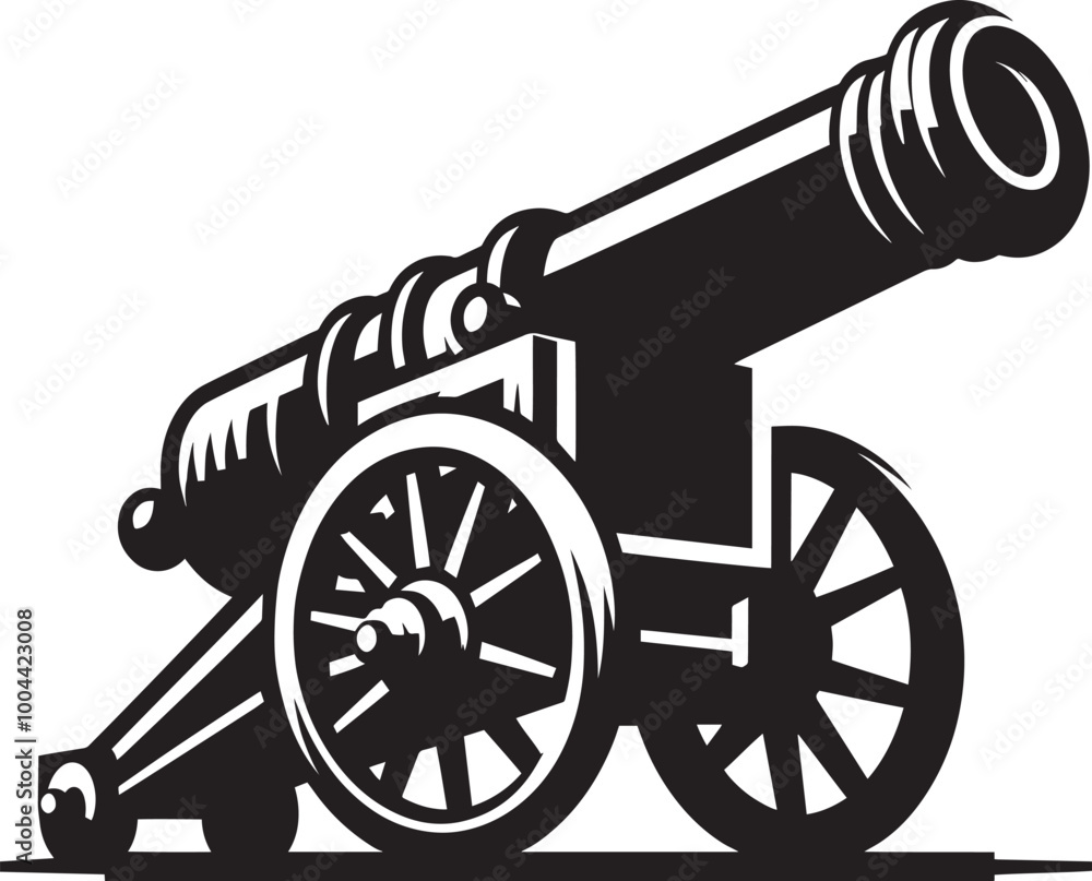 Revolutionary War Cannon Clip Art