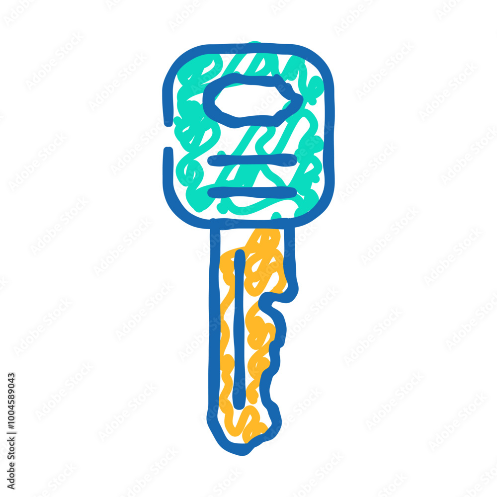 standard english key doodle icon sketch vector. standard english key ...