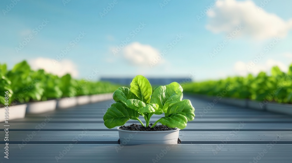 Solar-powered greenhouse with automated hydroponic farming systems ...