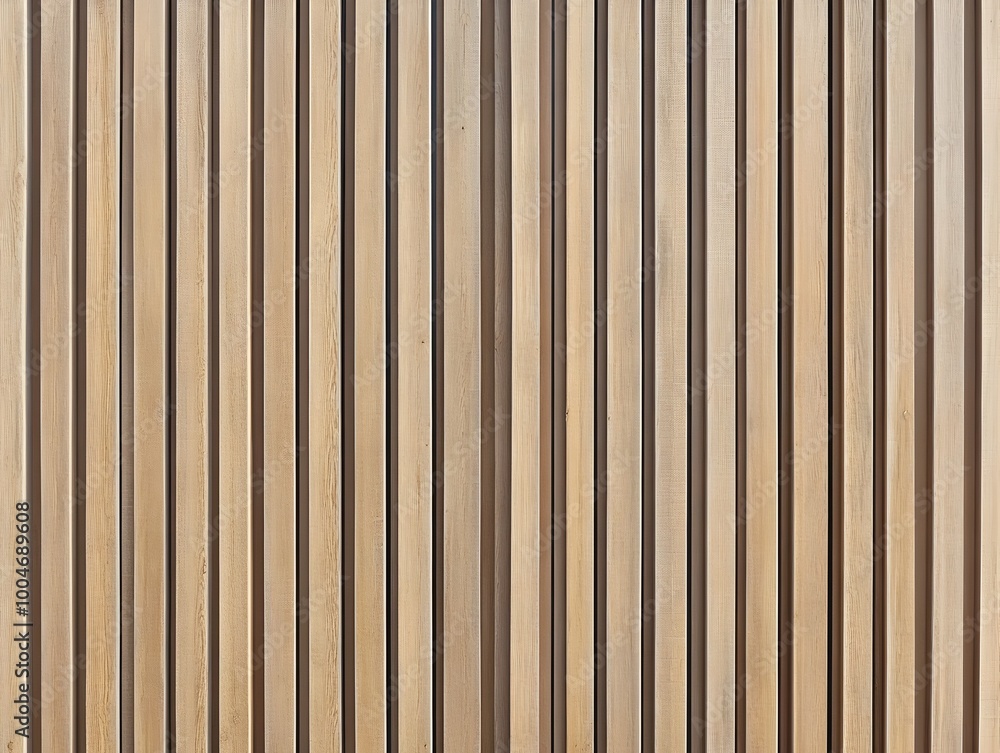 Soothing Neutral Color Palette Wooden Wall with Smooth Tactile Finish ...