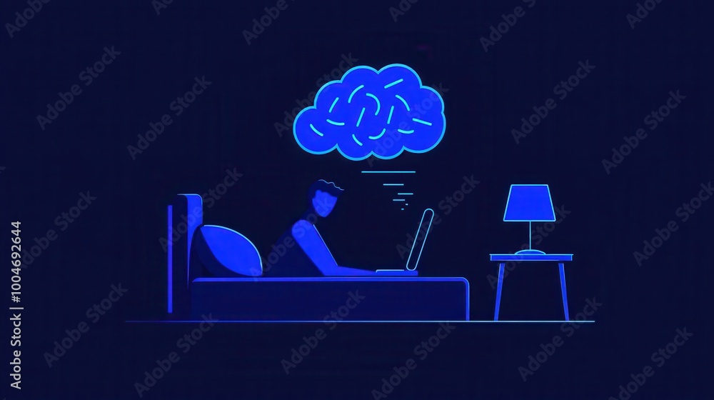 AI-based platform analyzing sleep data and providing personalized recommendations for better ...
