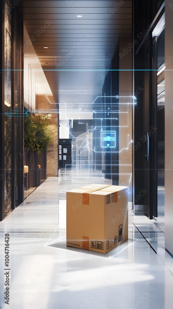 Futuristic augmented reality system for tracking package deliveries ...