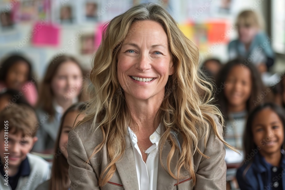The Inspiring Educator: A Profile of a Female School Principal Stock ...