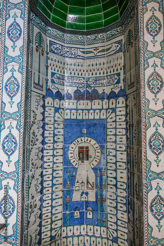 Decorated with 17th century Kutahya and Iznik tiles Mosque of the Black ...