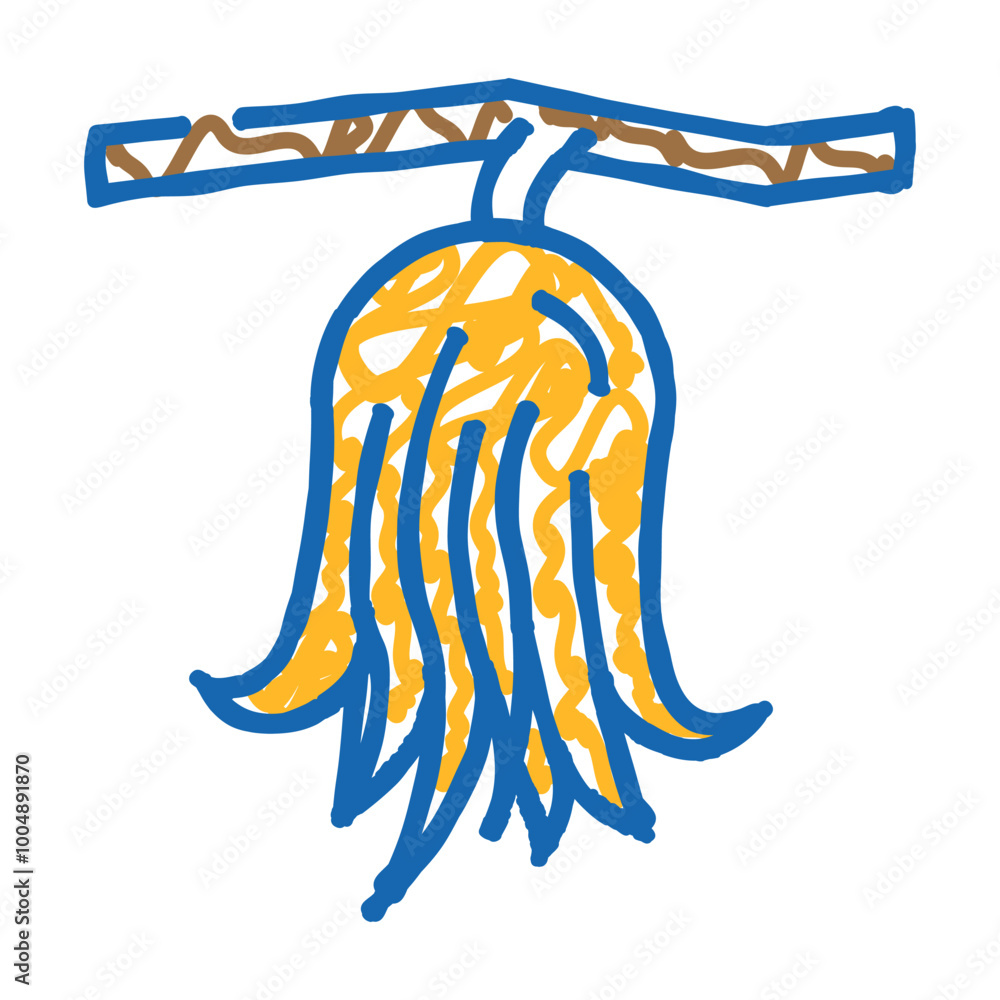 buddha hand lemon doodle icon sketch vector. buddha hand lemon sign ...