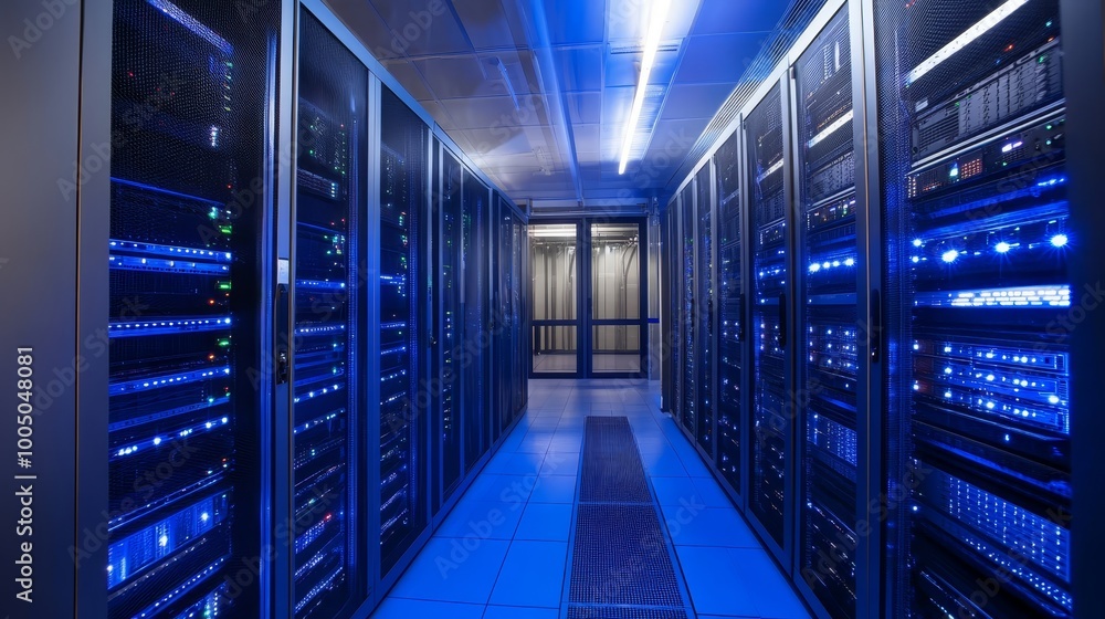 Endless rows of servers powering the digital world, a glimpse into ...