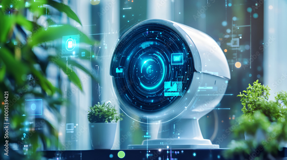 Intelligent Home Security Analytics, Illustrate intelligent home ...