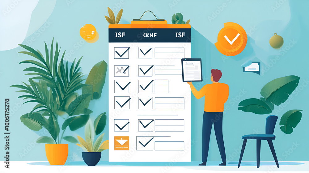 ISO Standards Compliance Checklist, checklist filled with ISO standards ...