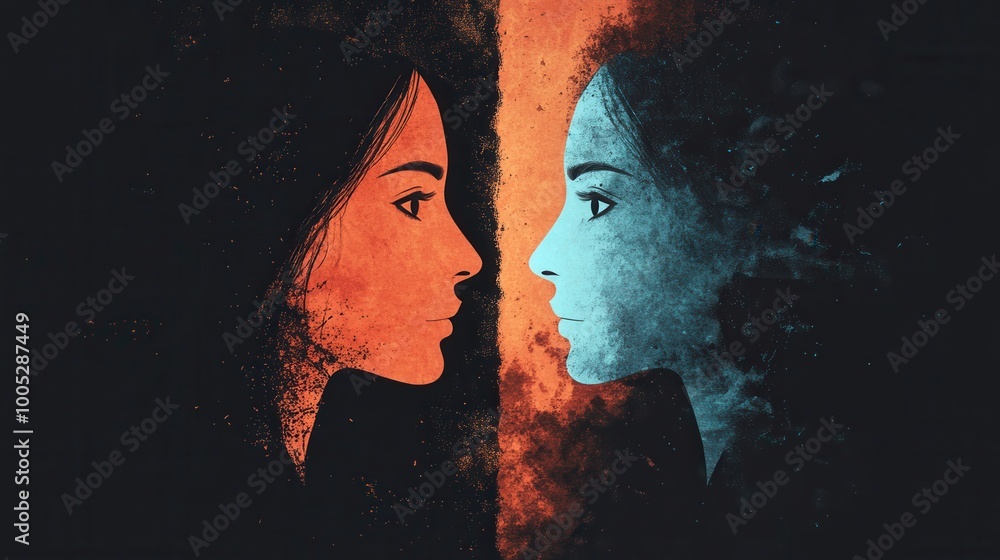 Good vs bad, light vs darkness, two opposite sides of the female ...