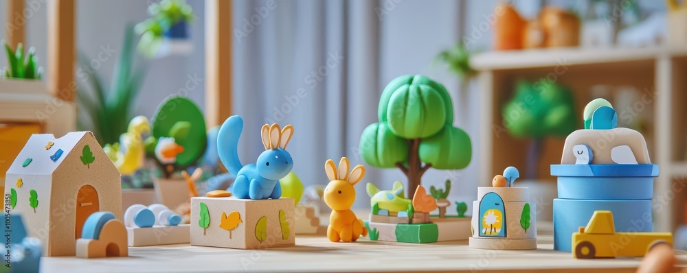 An environmentally friendly toy store featuring toys made from ...