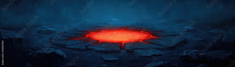 A cryptic message etched into a stone altar under the cover of night ...