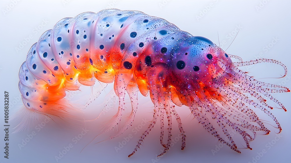 Captivating Deep Sea Creature with Vibrant Otherworldly Appearance - A ...