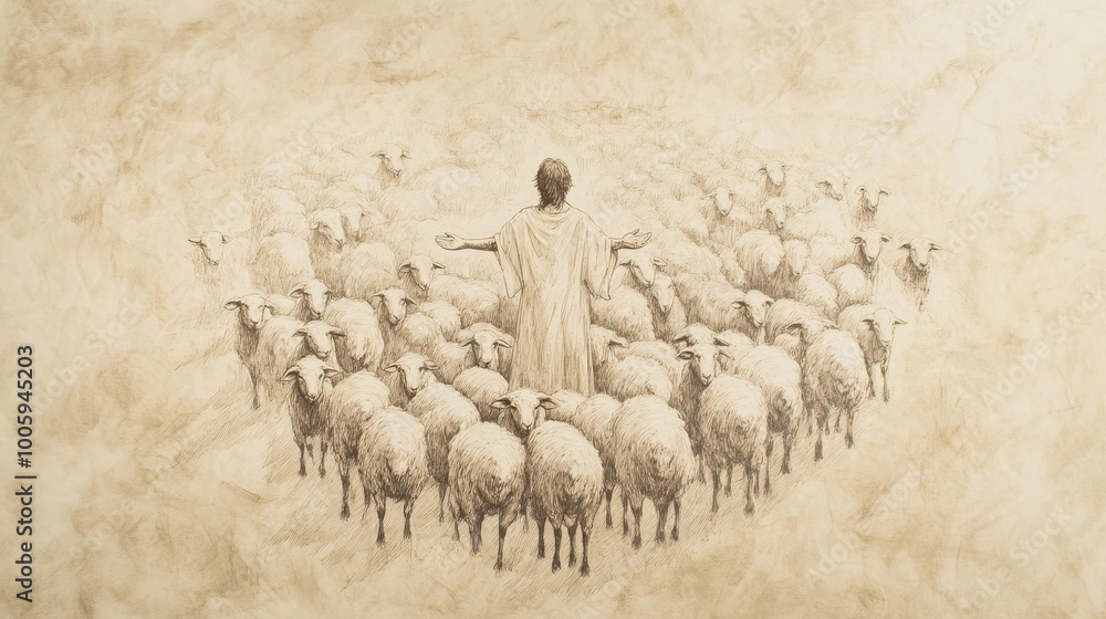 Biblical Scene: Reuniting the Flock, Servant’s Role in Gathering the ...